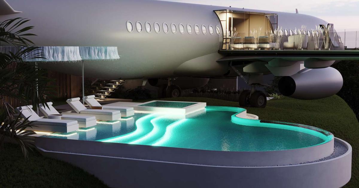 Private Jet Villa: Το πρώτο πολυτελές ξενοδοχείο στον κόσμο μέσα σε ...